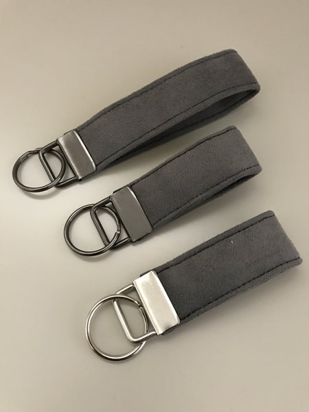 Grey Suede Keychain – Stitch Boots